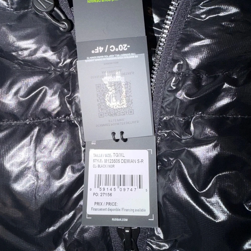 RUDSAK | Jackets & Coats | Rudsak Shiny Black Hooded Puffer Jacket ...